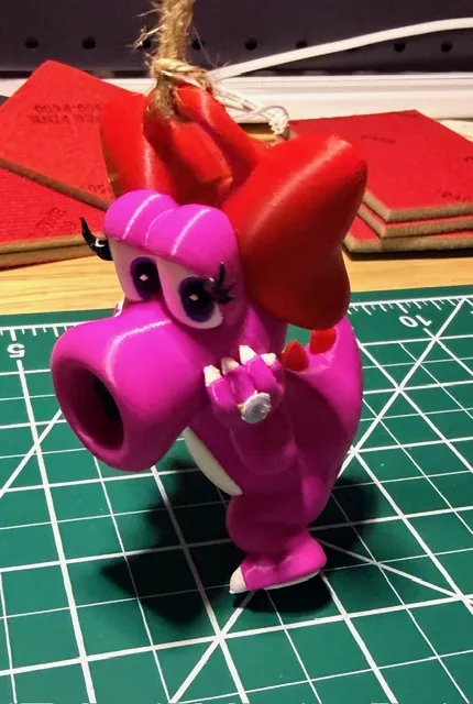 Birdo Keychain / Figure – Multi/Single-Color - Free 3D Print Model ...