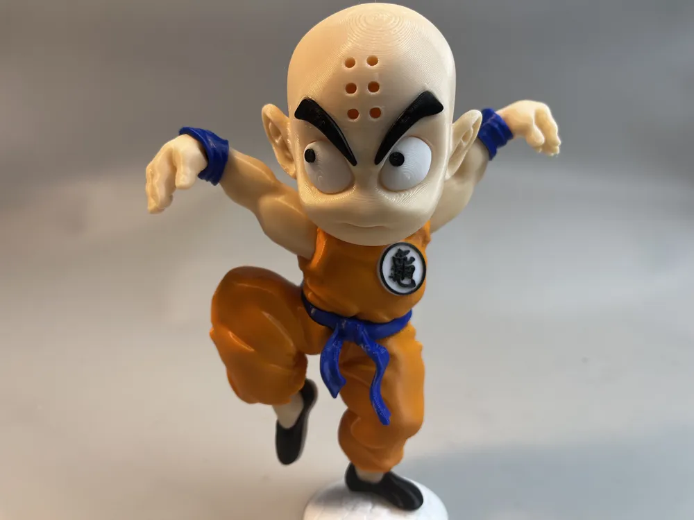 DragonBall-Little Krillin by 超赛痞子汪 MakerWorld: Download Free 3D Models