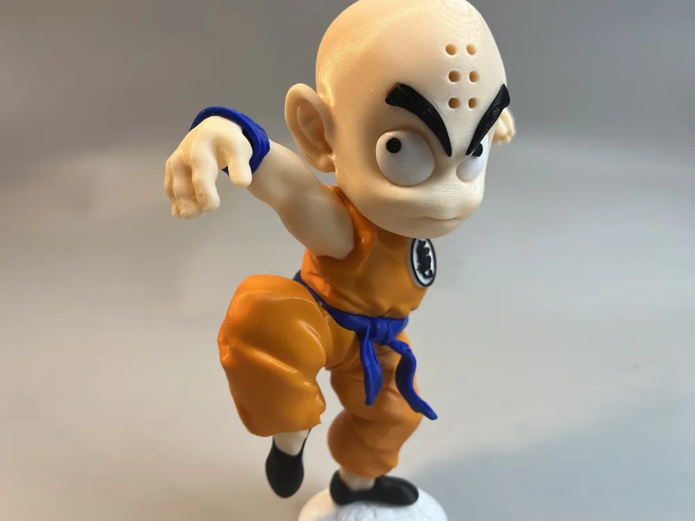 DragonBall-Little Krillin by 超赛痞子汪 MakerWorld: Download Free 3D Models