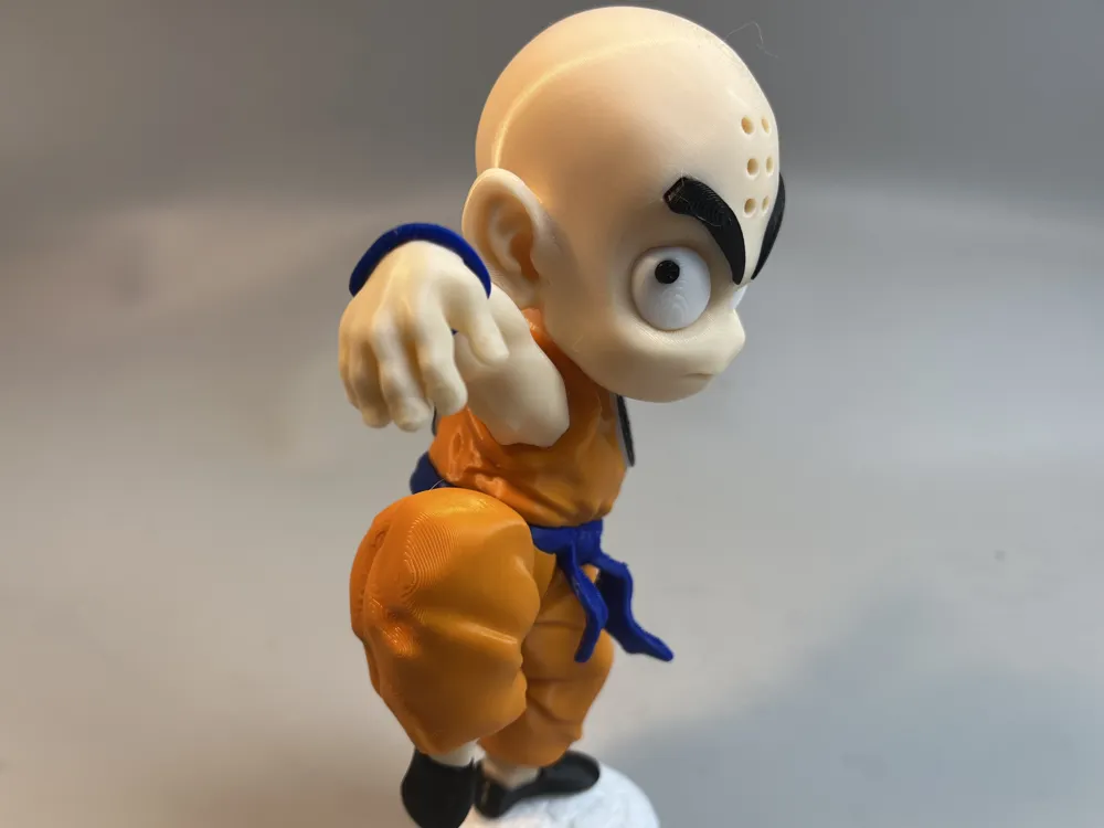 DragonBall-Little Krillin by 超赛痞子汪 MakerWorld: Download Free 3D Models