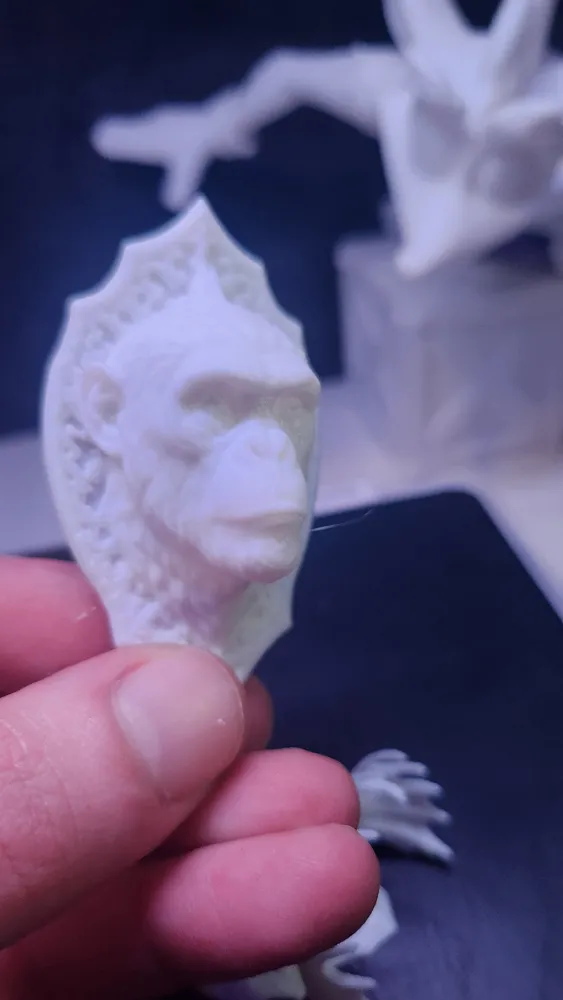 Monkey Head Mount – Ultra Detailed Wall Trophy - Free 3D Print Model ...