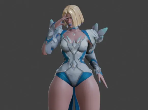 Emma frost marvel rivals by Fazio's Arts MakerWorld: Download Free 3D Models