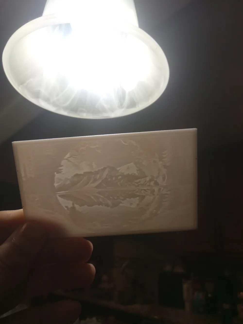 Lithophane of a beautiful scenery by Justyoshiok - MakerWorld