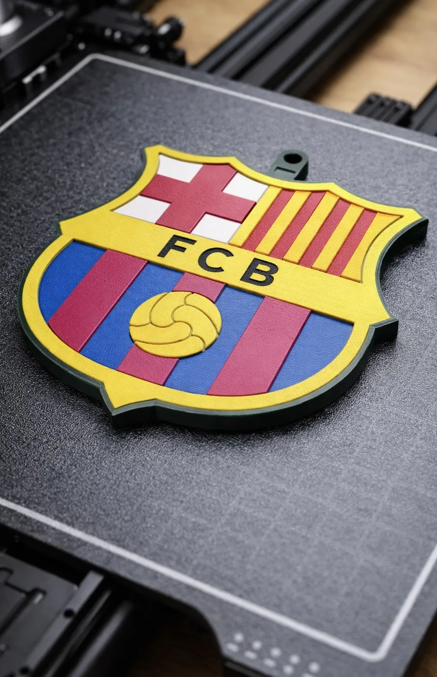 FC Barcelona Christmas Tree Ornament by Eli_Z19 MakerWorld: Download ...