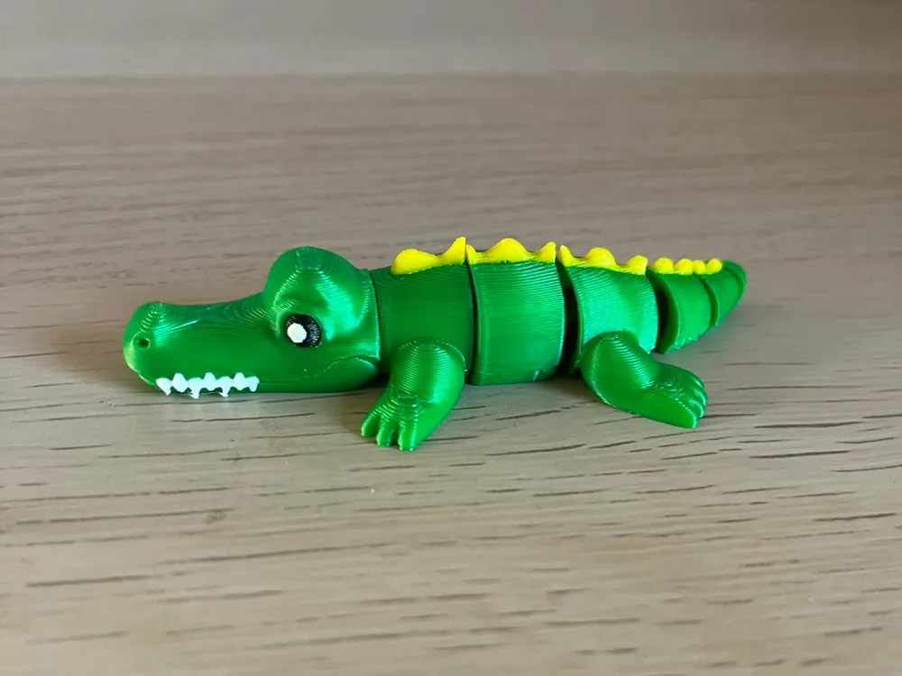 Flexi-Krokodil-Haustier – Kostenloses 3D-Druckmodell – MakerWorld