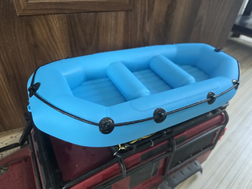 Raft boat scale 1/10 - Free 3D Print Model - MakerWorld