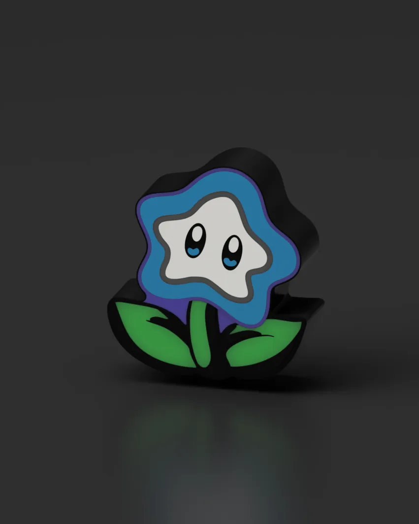 Mario Wonder Flower by ProtoSpyre3D MakerWorld: Download Free 3D Models