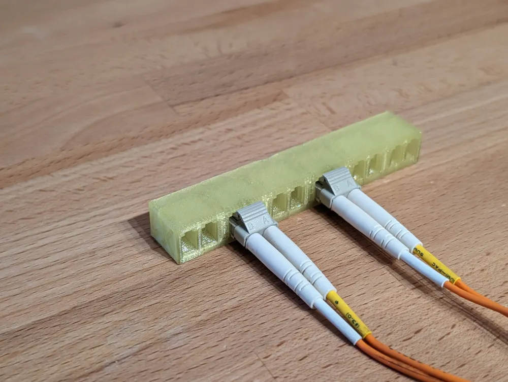 LC fiber dummy cap Patch-Panel for switch swapping by chrisax212 ...