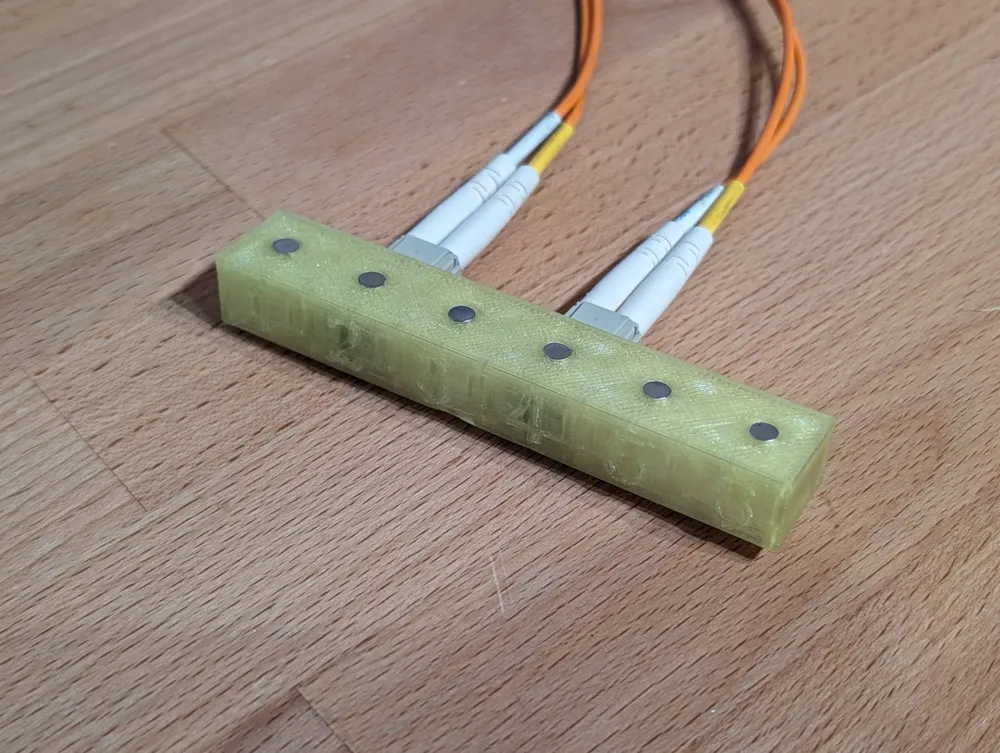 LC fiber dummy cap Patch-Panel for switch swapping by chrisax212 ...