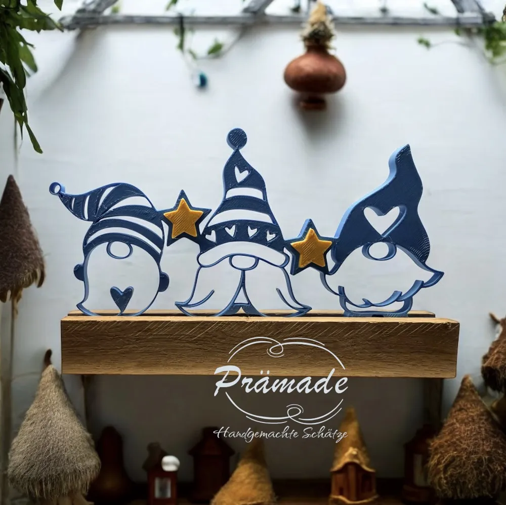 Einschieber Wichtel Trio für Klötzchenleiste – Kostenloses 3D ...