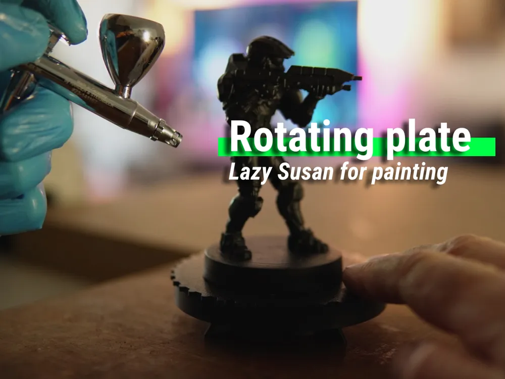 Rotating plate (Lazy Susan) for painting 3d models - Free 3D Print ...