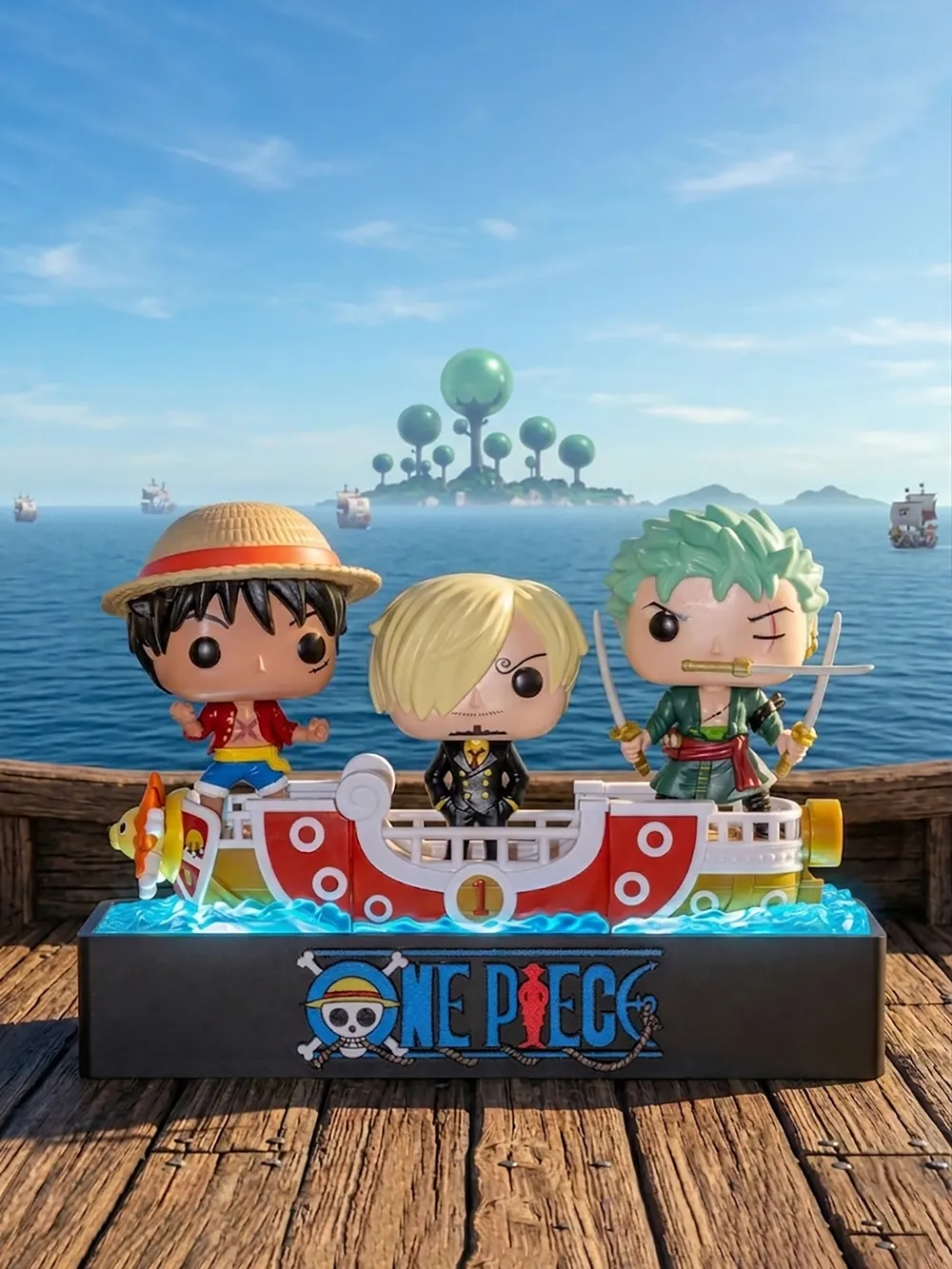 Base for Funko Pop One Piece - Kinder Easter 2026 - Free 3D Print Model ...