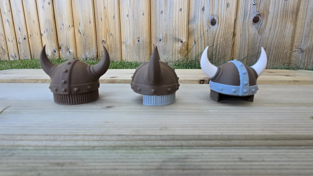 Klippverschluss "Wikingerhelm" für Flaschen von Cedric MakerWorld ...