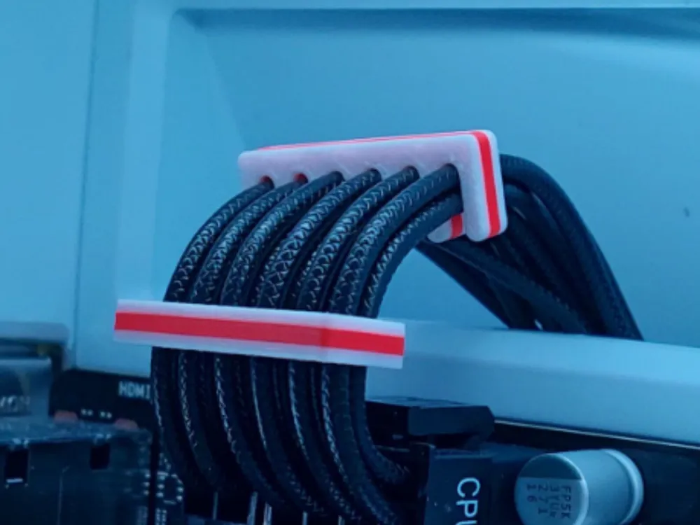 PC cable combs | CPU, PCIE & 24 pin - Free 3D Print Model - MakerWorld