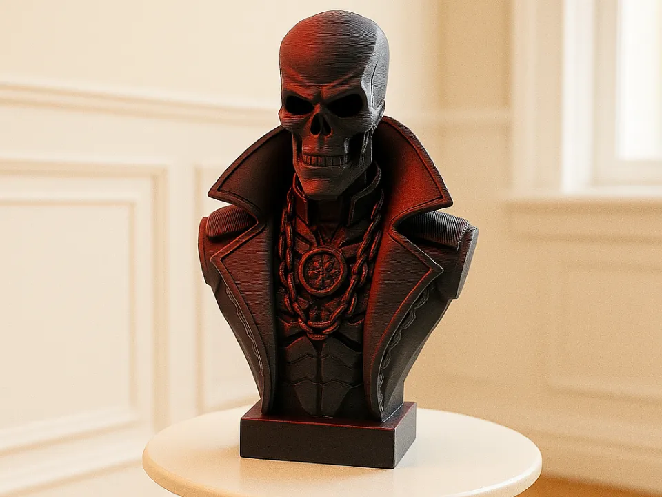 Underworld Boss – Stylish Bone Bust by Go3D MakerWorld: Download Free ...