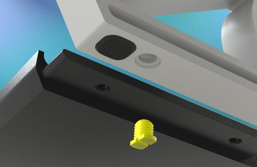 Sleek padded Laptop Stand (+PSU Storage) - Free 3D Print Model - MakerWorld