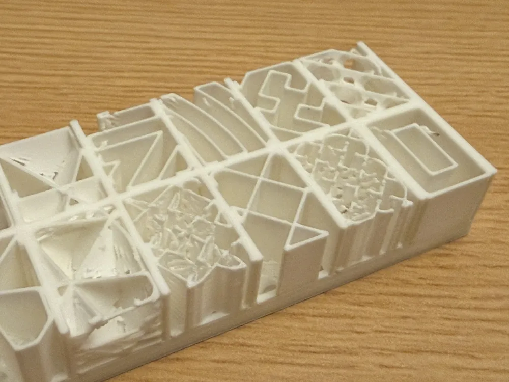 22 Infill Patterns in One Print! 3D Sample Model - Free 3D Print Model ...