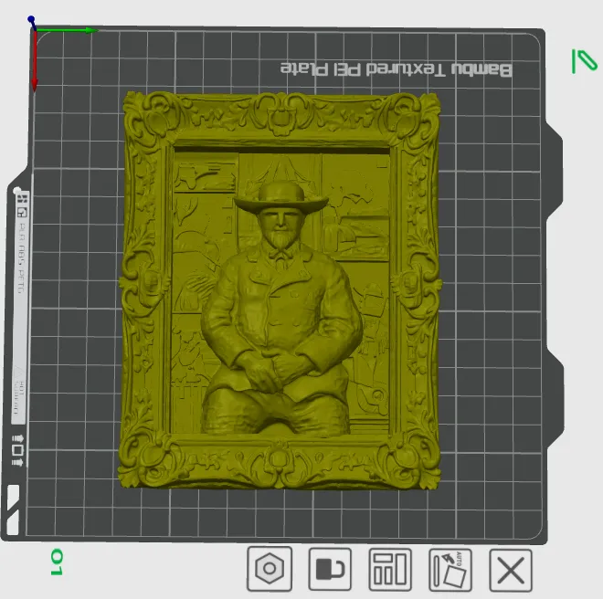 Père Tanguy Van Gogh Portrait of Père Tanguy by amass MakerWorld ...