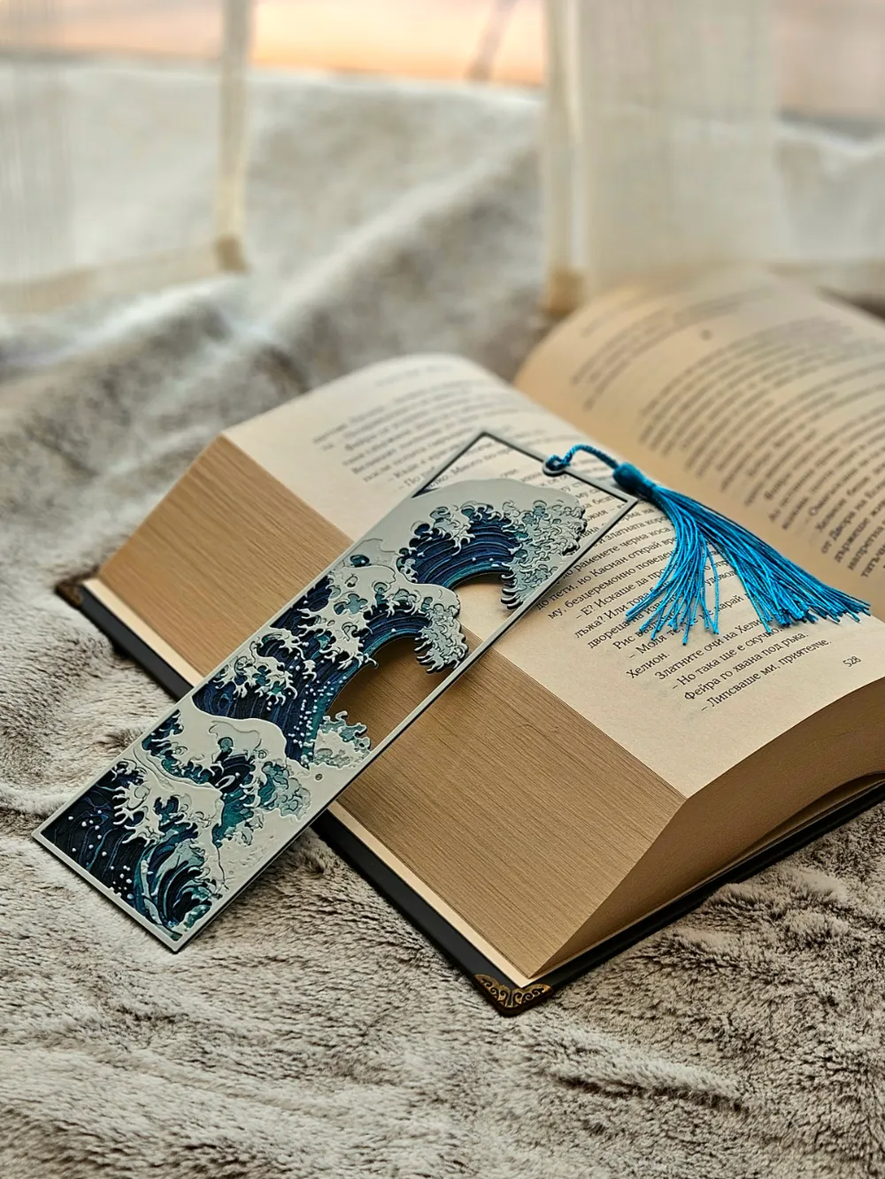 The Great Wave [Framed] - Bookmark - Free 3D Print Model - MakerWorld