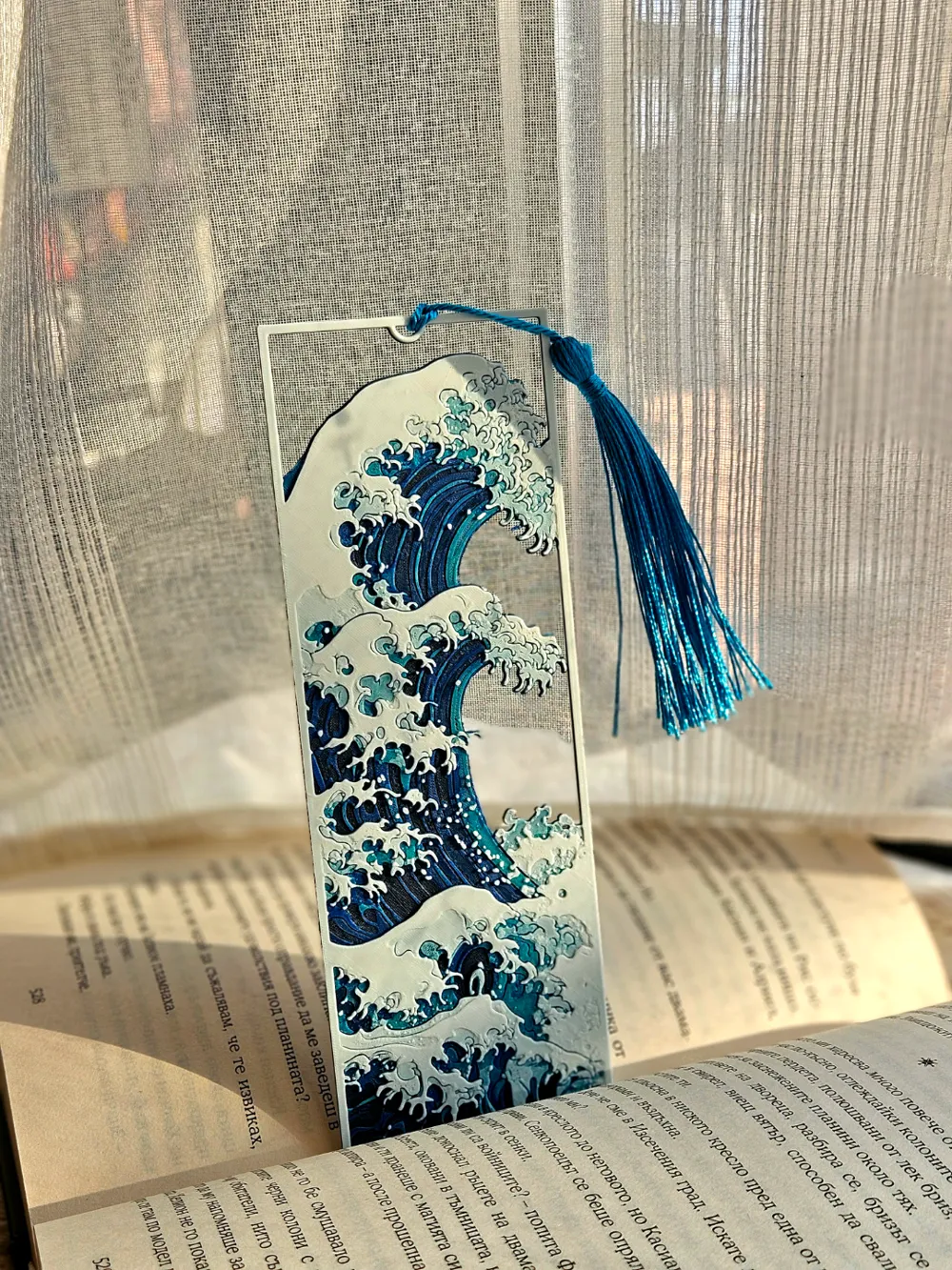The Great Wave [Framed] - Bookmark by C3D MakerWorld: Download Free 3D Models