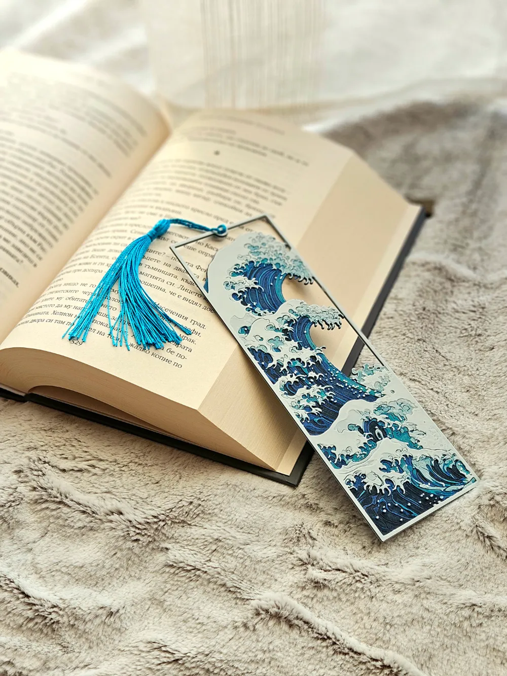 The Great Wave [Framed] - Bookmark - Free 3D Print Model - MakerWorld