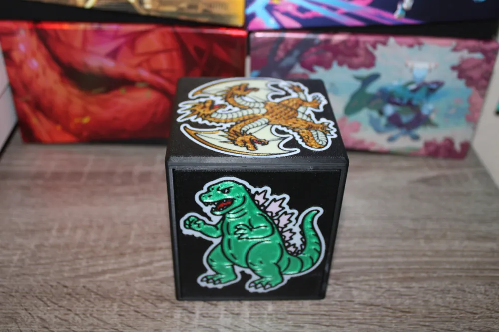 MTG EDH Commander Showcase Deck Box - Ghidorah - Free 3D Print Model ...