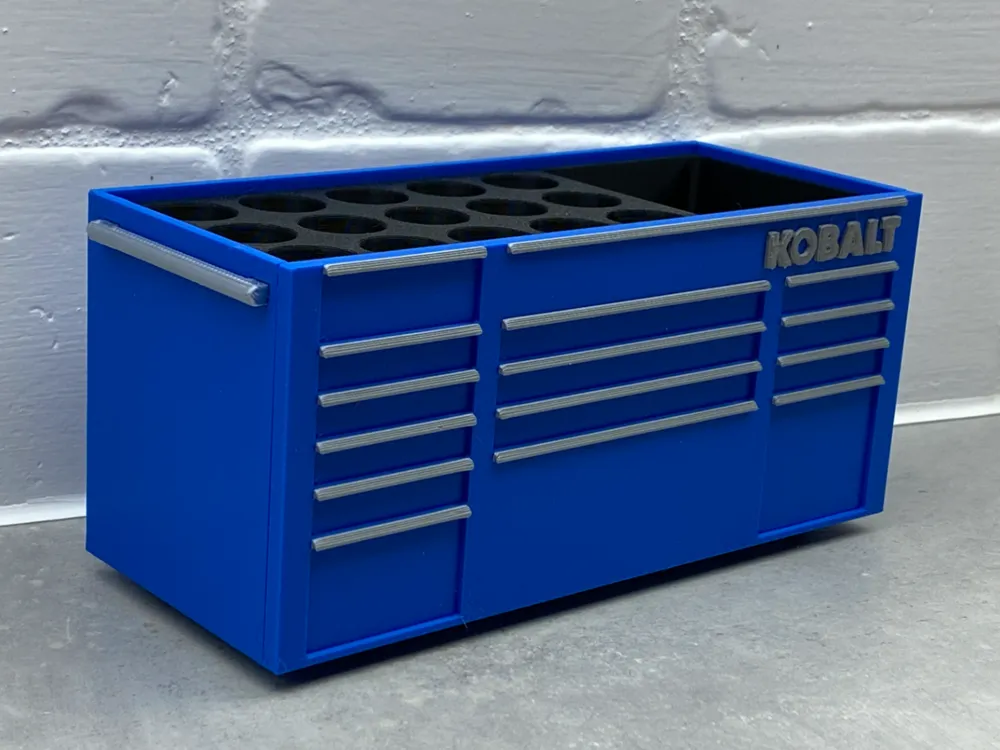 Cobalt tools Desk Workbench Toolbox Pen holder by Mrtk1970 - MakerWorld