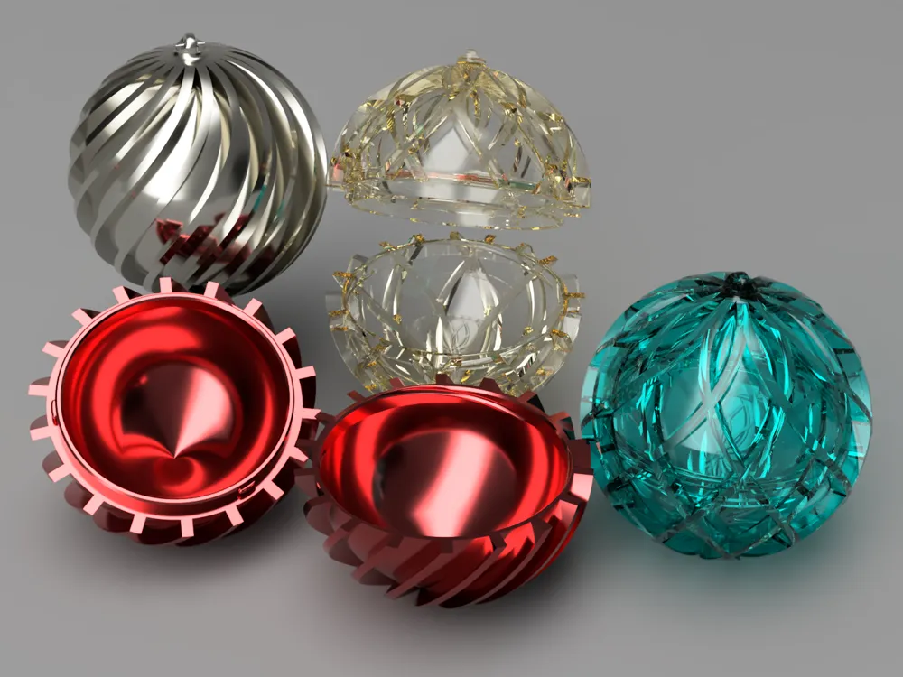 Christmas ornament with surprise - Free 3D Print Model - MakerWorld