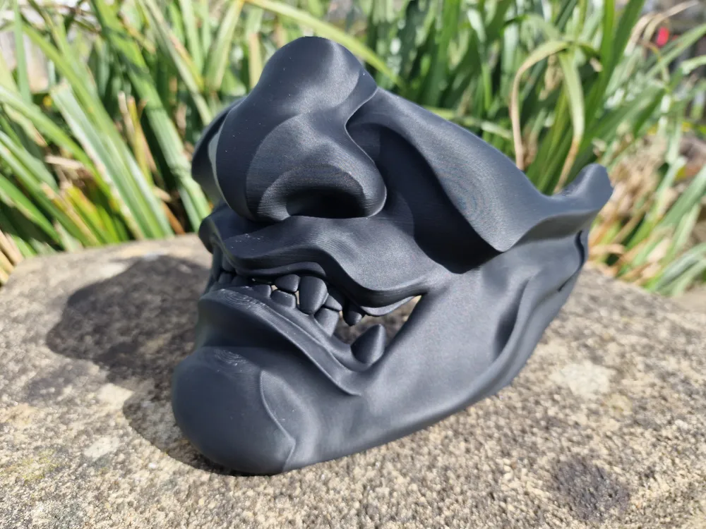 Máscara Oni 8 - Modelo gratuito para impressão 3D - MakerWorld