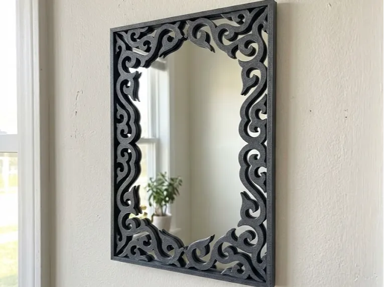 Classic baroque photo frame - Free 3D Print Model - MakerWorld