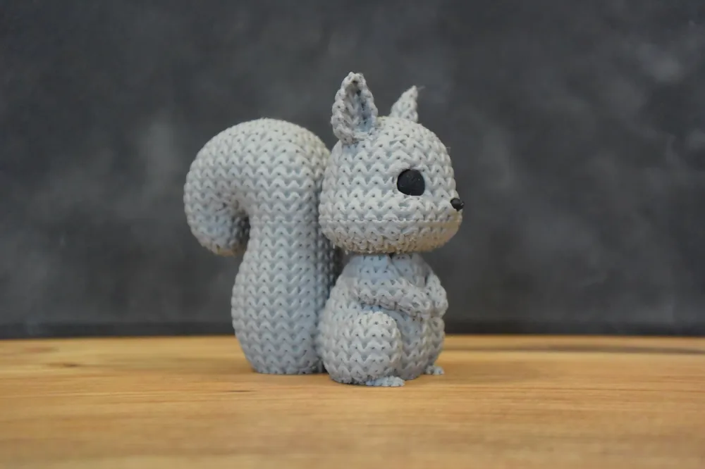 Knitted Squirrel by Smoggy3D MakerWorld: Download Free 3D Models