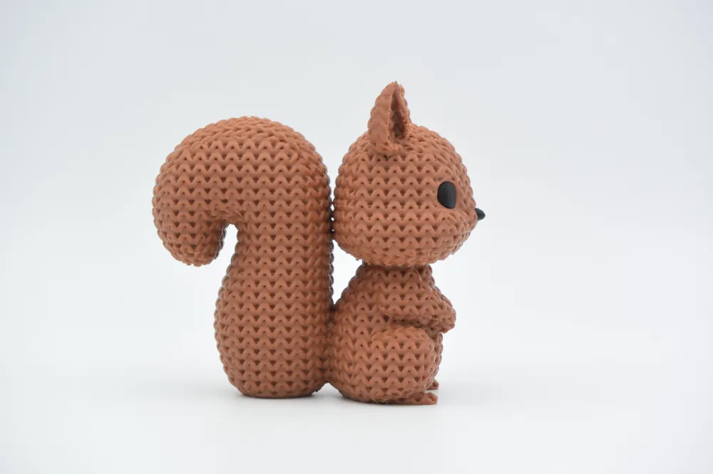 Knitted Squirrel - Free 3D Print Model - MakerWorld