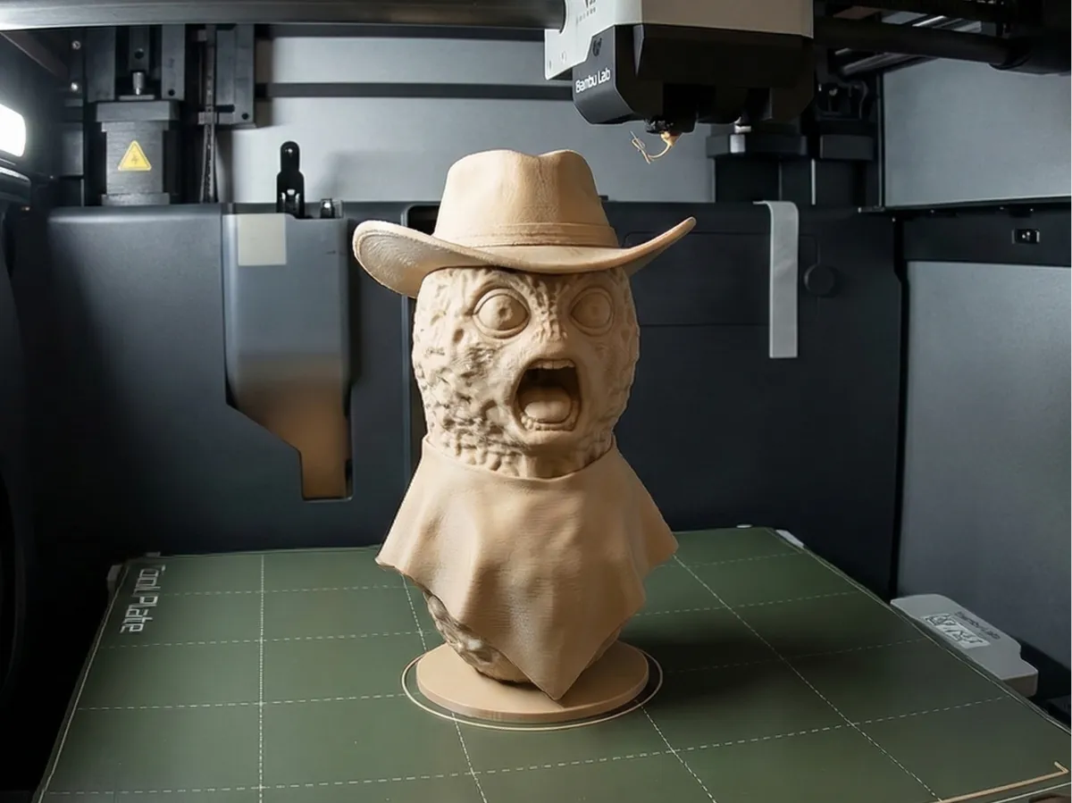 Mr Burnt Peanut - Gritando - GOOP! - Free 3D Print Model - MakerWorld