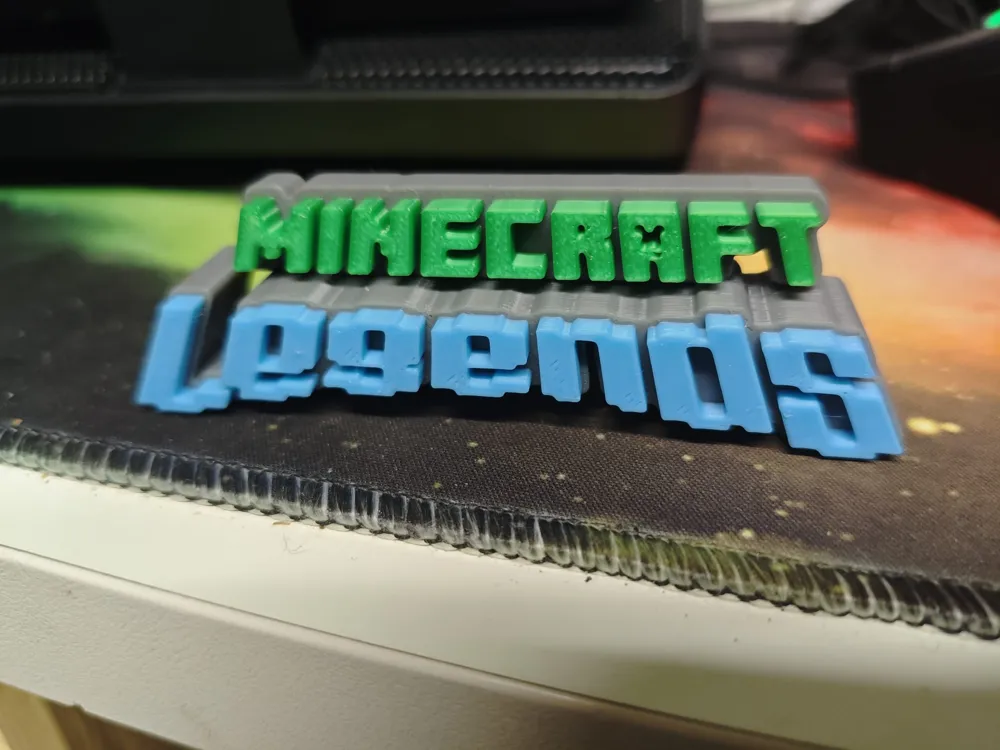Minecraft Legends logo/sign (NO AMS/AMS) by imor3dMakerWorld: Download ...
