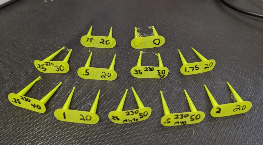 Extremely Quick Retraction Calibration Test Remixed by JJTechPrints ...