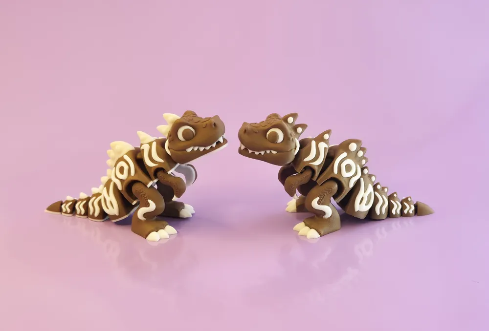 Gingerbread Dinosaur T-Rex (Gingy-Rex) - Free 3D Print Model - MakerWorld