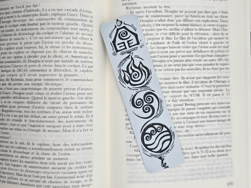 Bookmark 4 elements Avatar by Kactus Fpv MakerWorld: Download Free 3D ...