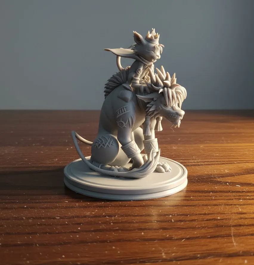 Red XIII e Cait Sith - Final Fantasy 7 - 3D Model by 3D RayKyros ...