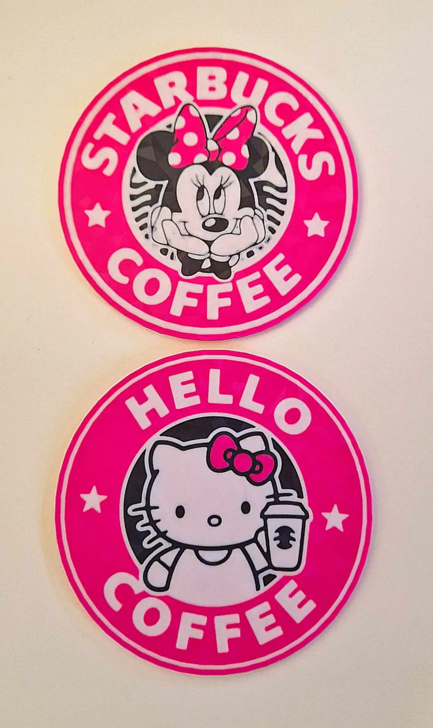 Minnie Mouse & Hello Kitty Coasters by SA3D Designs MakerWorld ...