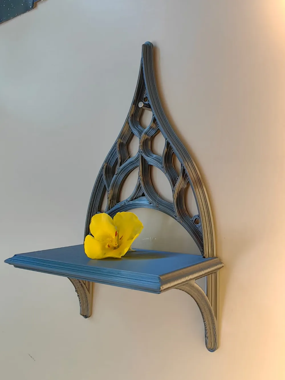Flamboyant Tracery Shelf by 3dwearables MakerWorld: Download Free 3D Models
