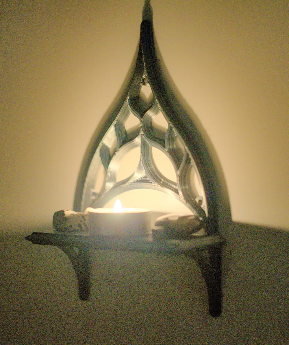 Flamboyant Tracery Shelf by 3dwearables MakerWorld: Download Free 3D Models