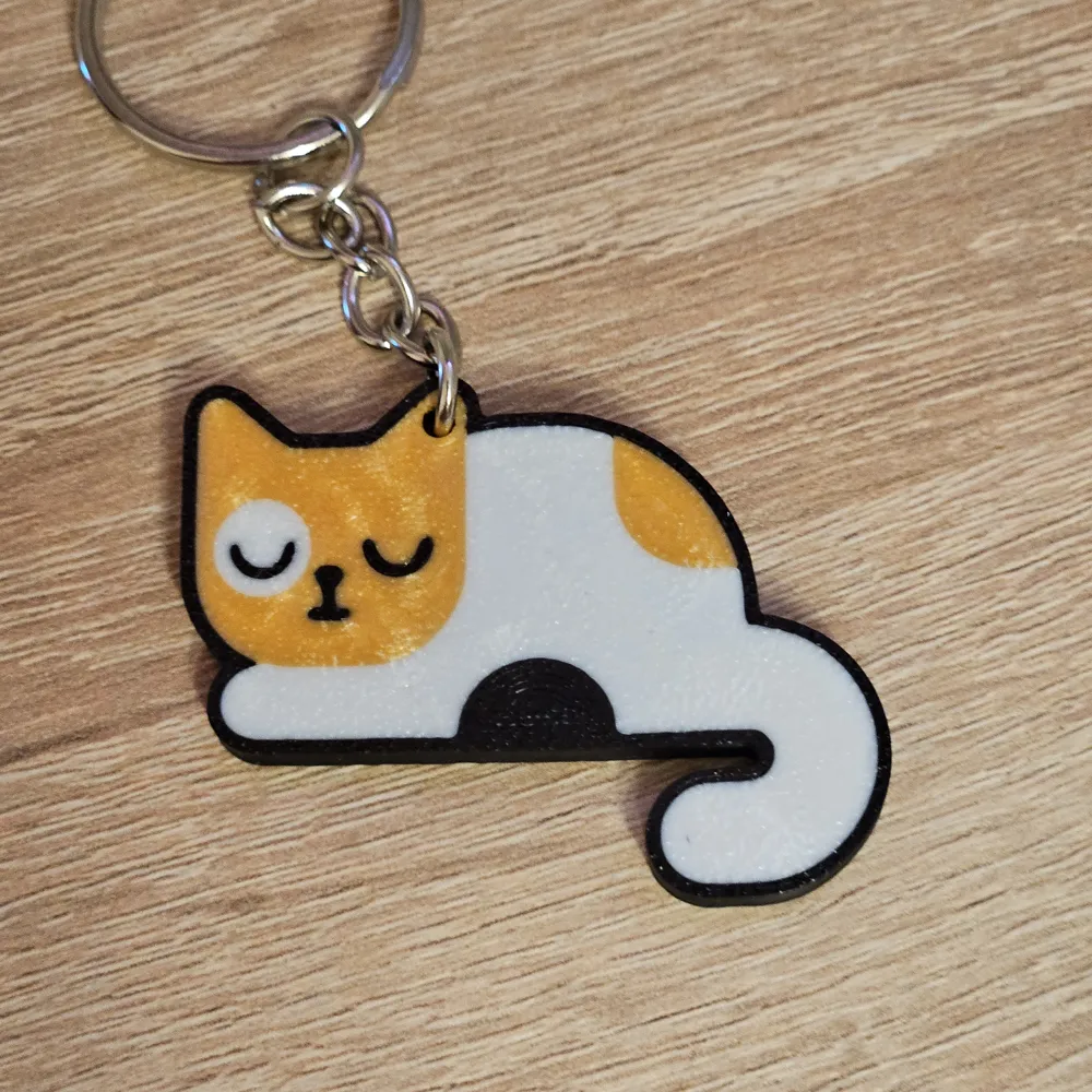 Cute cats keychains by ge0kan MakerWorld: Download Free 3D Models