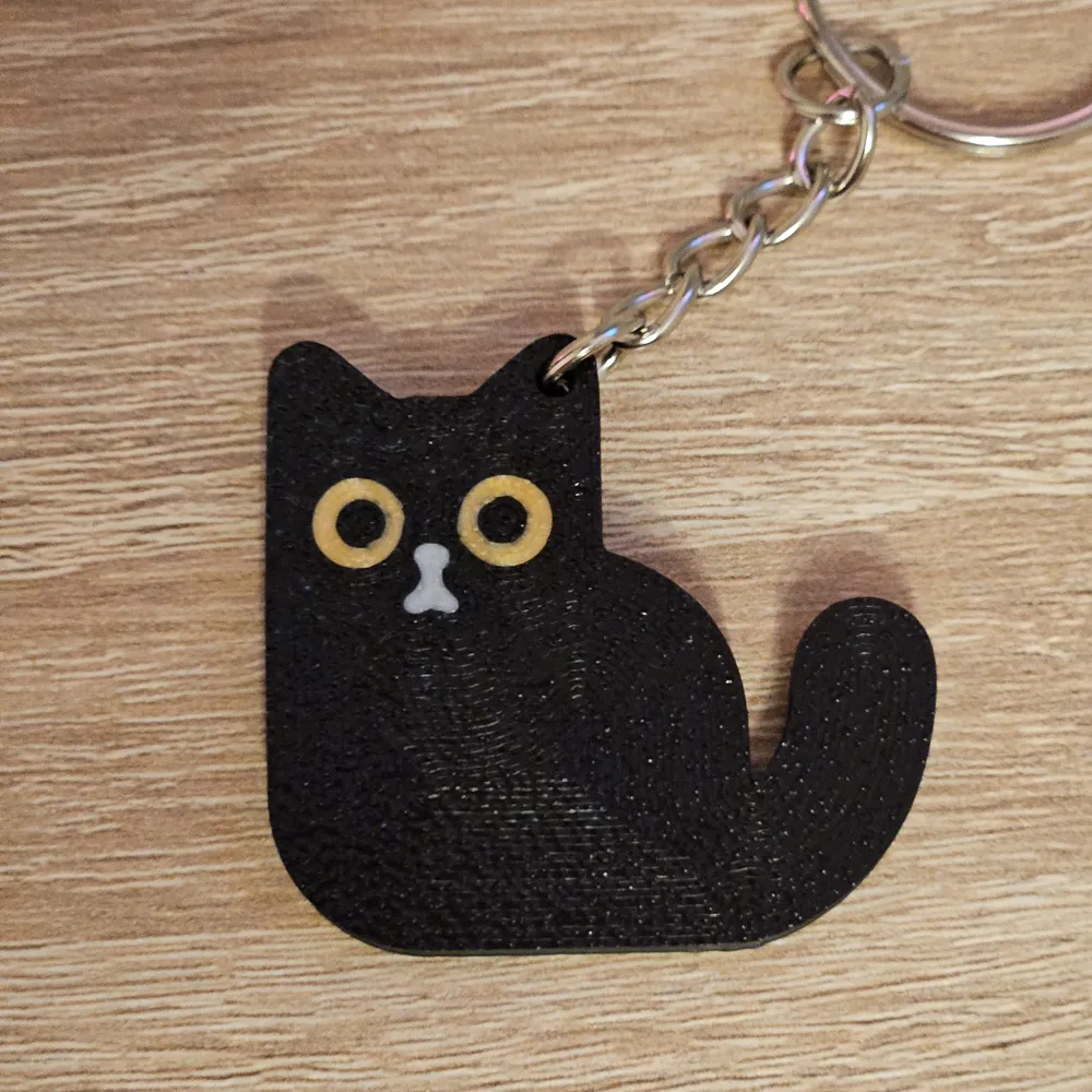 Cute cats keychains by ge0kan MakerWorld: Download Free 3D Models