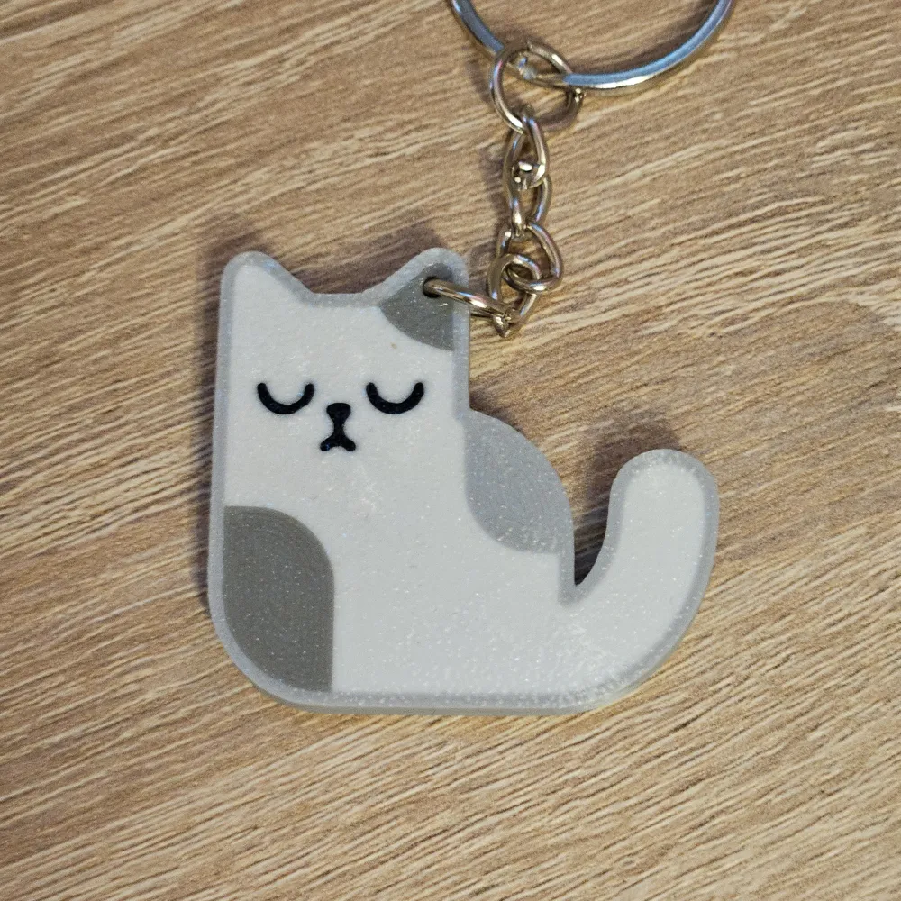 Cute cats keychains by ge0kan MakerWorld: Download Free 3D Models
