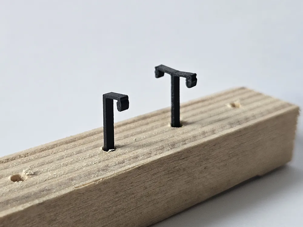 set of simple street light models for 1:500 scale by giorgi_magh ...