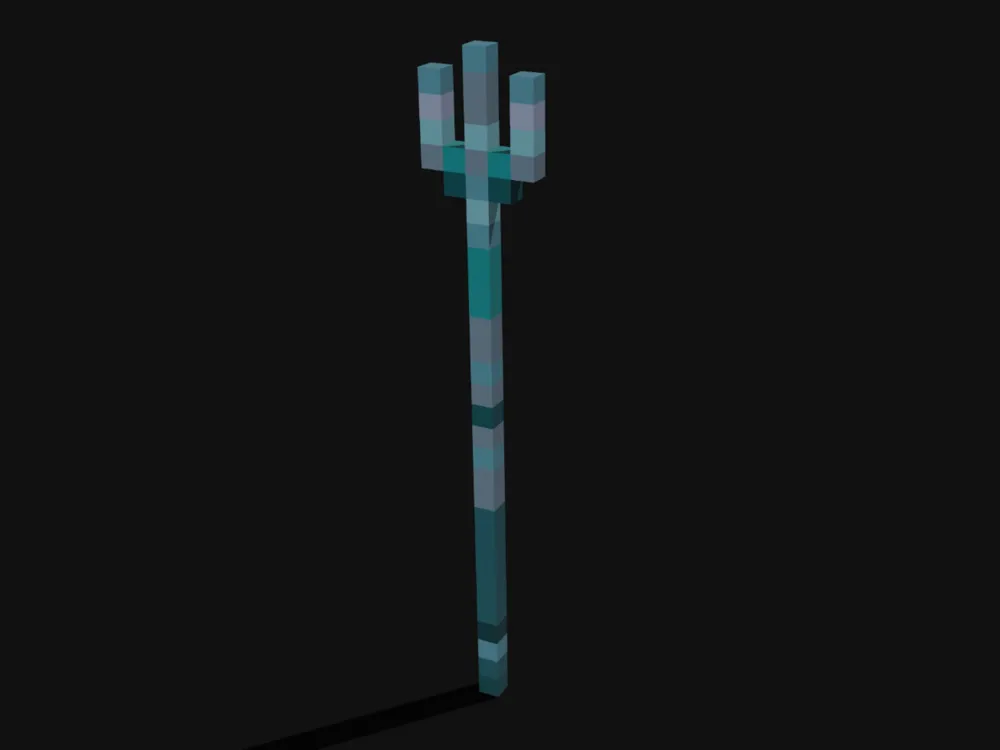 minecraft trident by user_3028130014 - MakerWorld