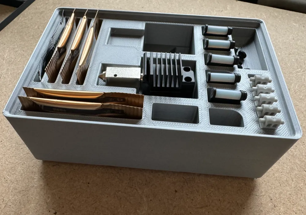 Gridfinity Bambu Lab X1C Storage Box Remixed by Diogo Resende - MakerWorld