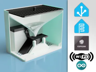 Rain gauge (Inch) by RoLeJo MakerWorld: Download Free 3D Models