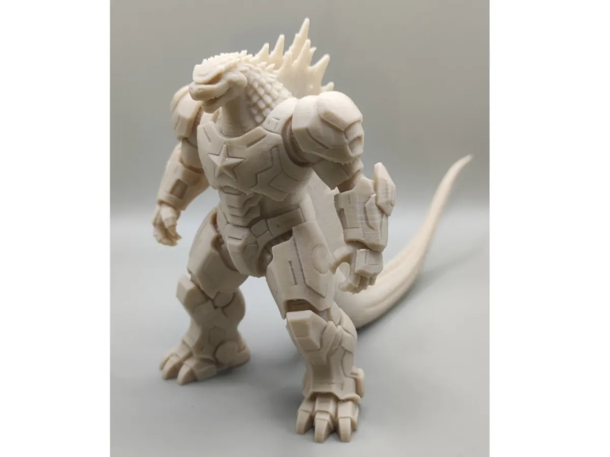 Ultra patriot mecha godzilla figurine - Free 3D Print Model - MakerWorld