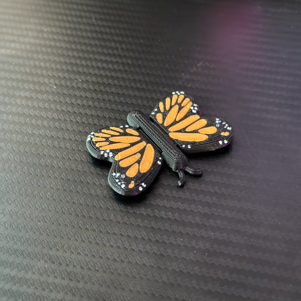 Articulated Cute Butterfly by Waffly3D MakerWorld: Download Free 3D Models
